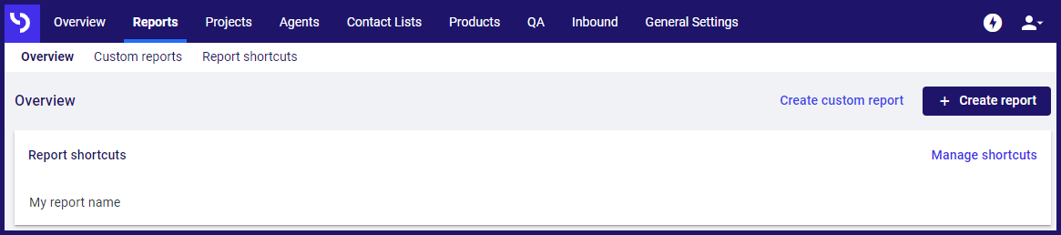 Using reports in Admin – LeadDesk Support