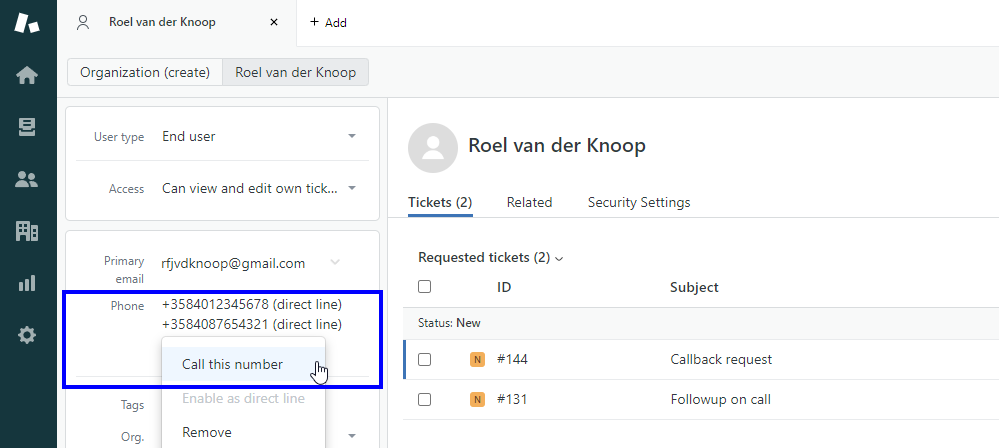 Zendesk call flow (voice) – LeadDesk Support