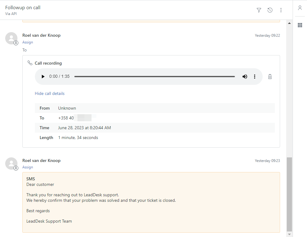 Zendesk call flow (voice) – LeadDesk Support